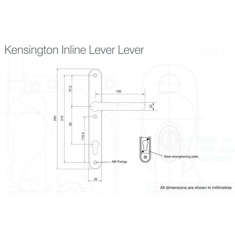 Kensington Lever Handles - Hebden & Holding - quality hardware at ...